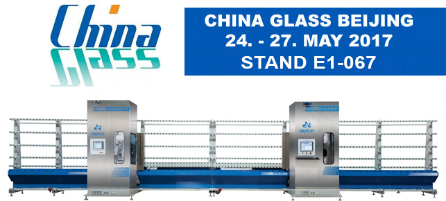 Neptun takes Quickline T8 to China Glass 2017 – Neptun Glass